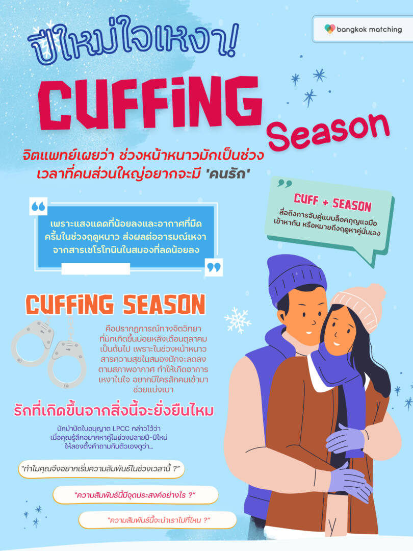 ปีใหม่ใจเหงา! เปิดสาเหตุปรากฎการณ์ Cuffing Season ที่ทำให้คนอยากมีแฟน ...